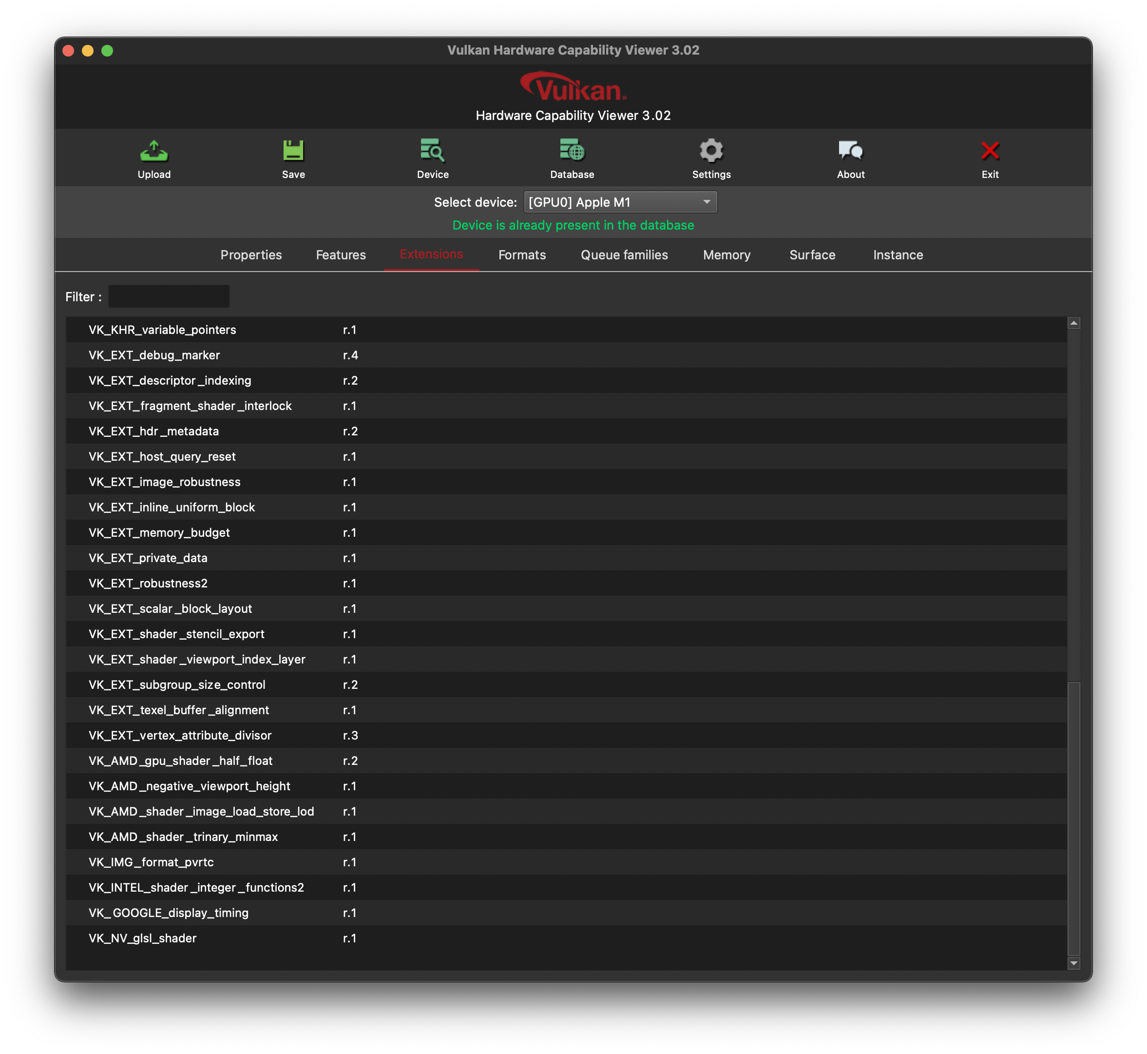 ASTC HDR device feature is not shown on macOS · Issue #127 · SaschaWillems/VulkanCapsViewer · GitHub