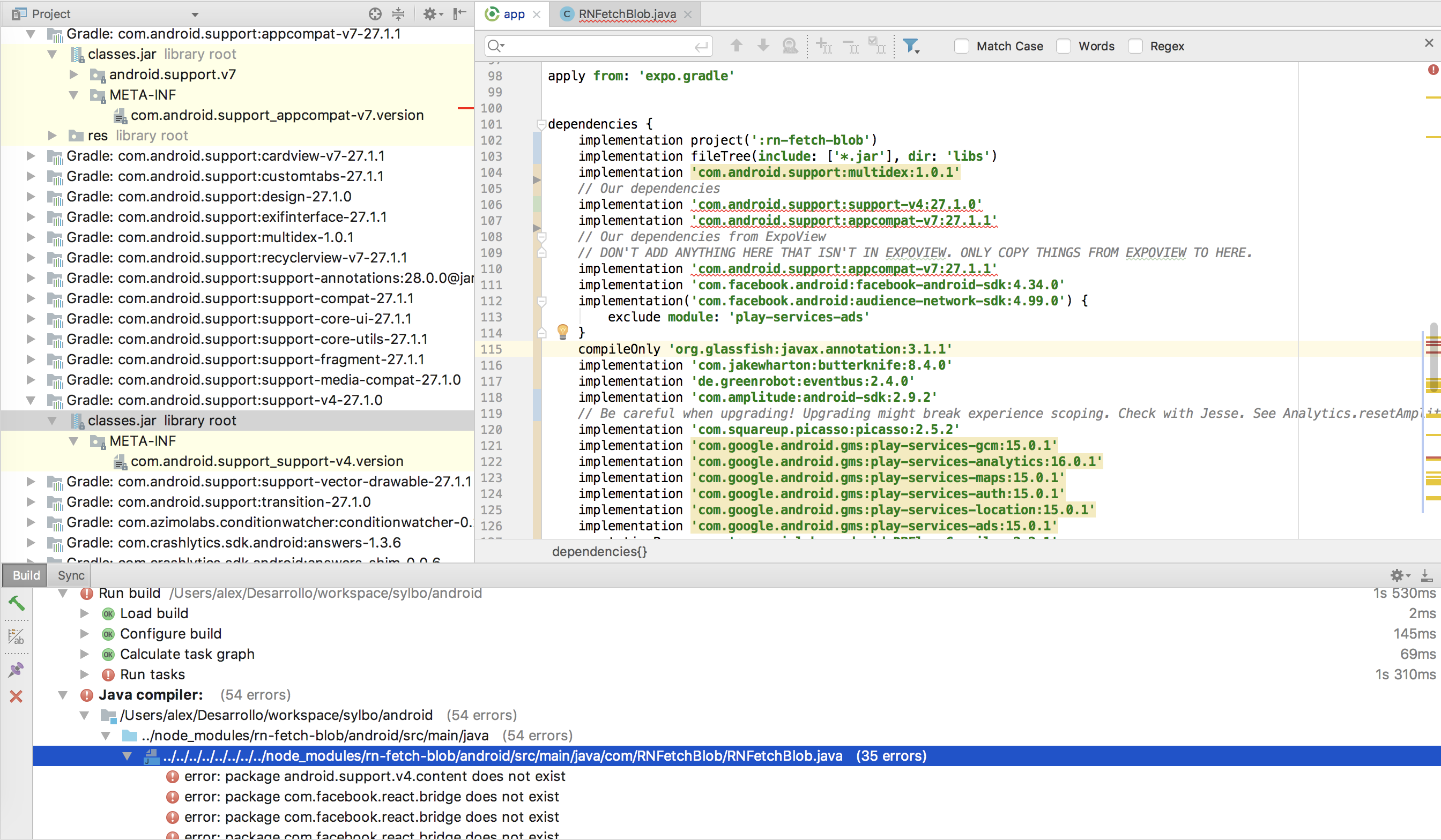 Failed build in Andorid · Issue #235 · joltup/rn-fetch-blob · GitHub