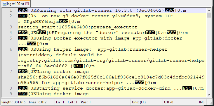 Text export with removed escape sequences not working · Issue #31 · TobiasFaller/vscode-vt100 ...