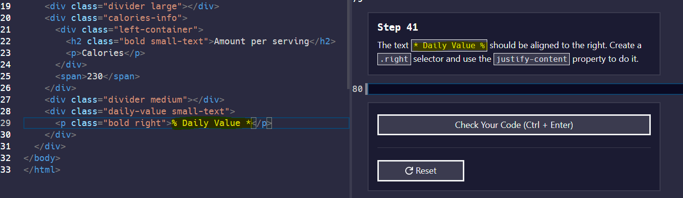 Learn Typography by Building a Nutrition Label - Step #41 Typo in Instructions (English) · Issue ...