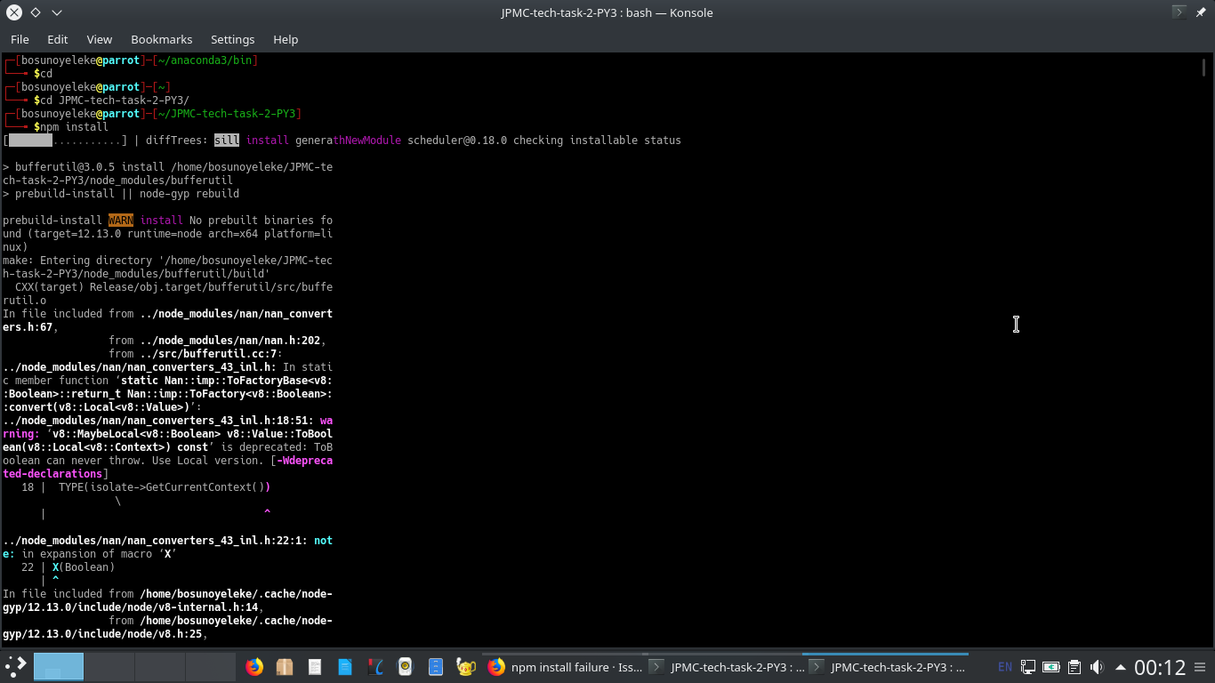 npm install failure · Issue #15 · insidesherpa/JPMC-tech-task-2-PY3 · GitHub