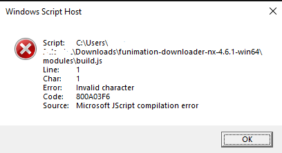 funi.js windows script host error · Issue #66 · anidl/multi-downloader-nx · GitHub
