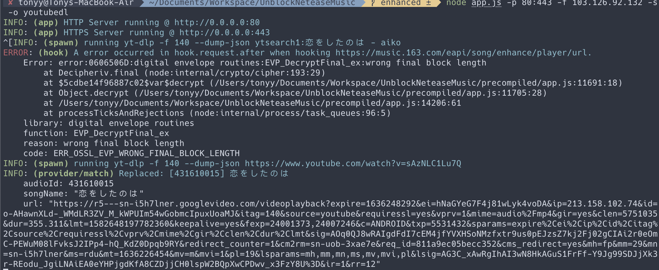 Replace youtube-dl · Issue #302 · UnblockNeteaseMusic/server · GitHub