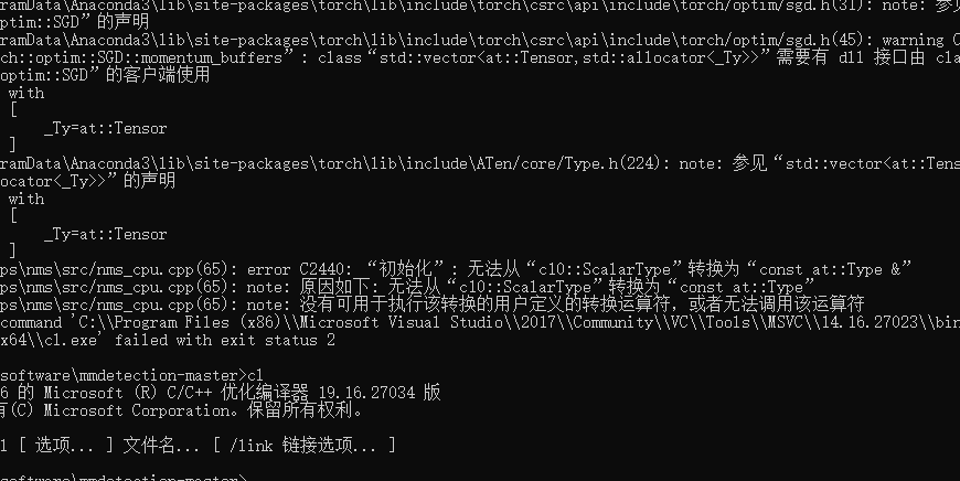 Compile successfully on Windows. · Issue #1088 · open-mmlab/mmdetection · GitHub