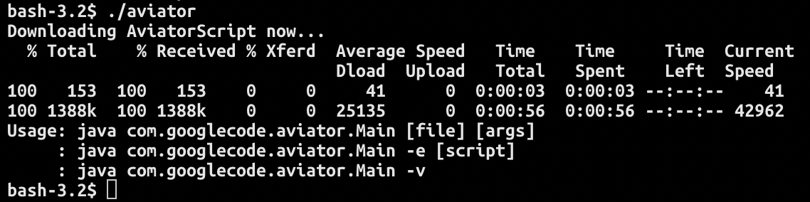 安装脚本不能正常运行 · Issue #269 · killme2008/aviatorscript · GitHub