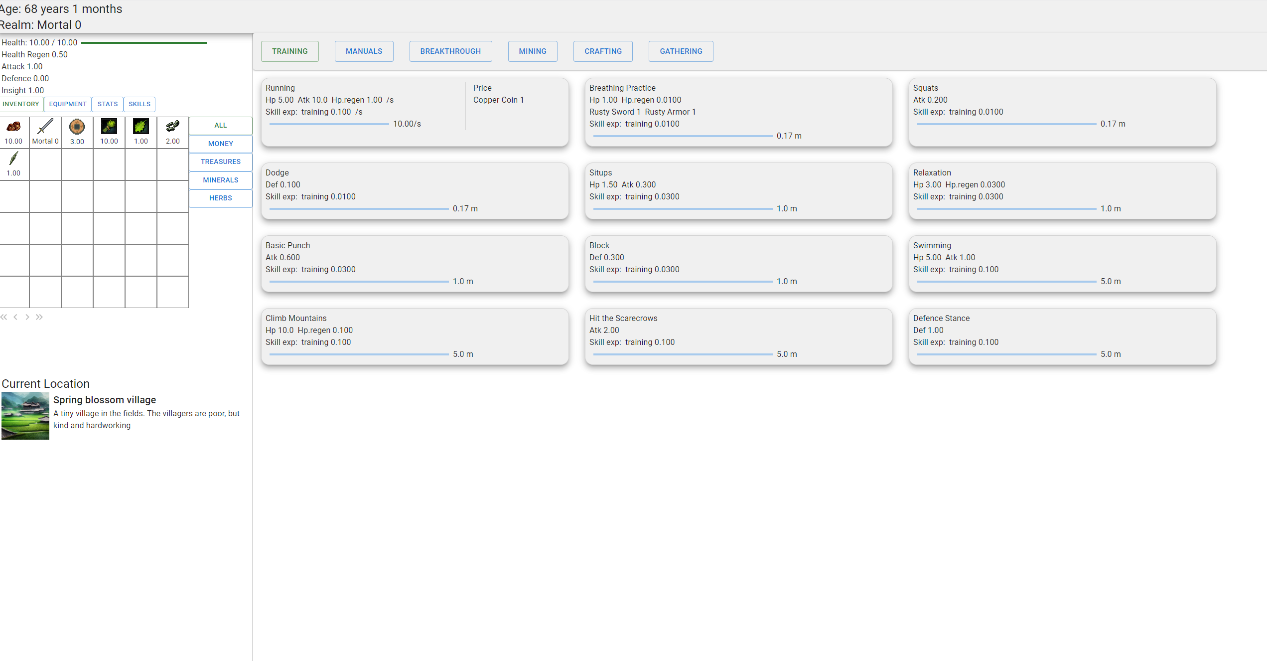 GitHub - SoulDancer27/cultivation-simulator