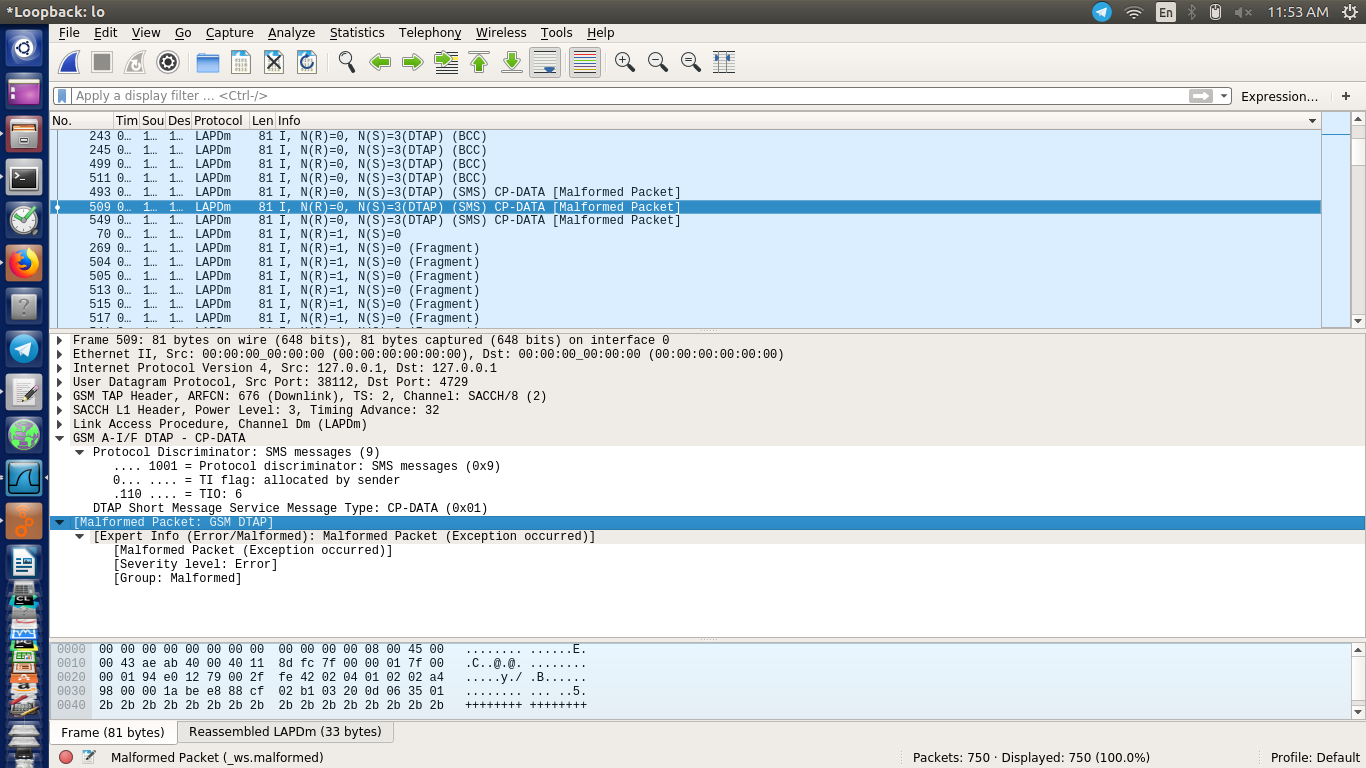 malformed packet alwayes appear in SMS CP-DATA · Issue #367 · ptrkrysik/gr-gsm · GitHub