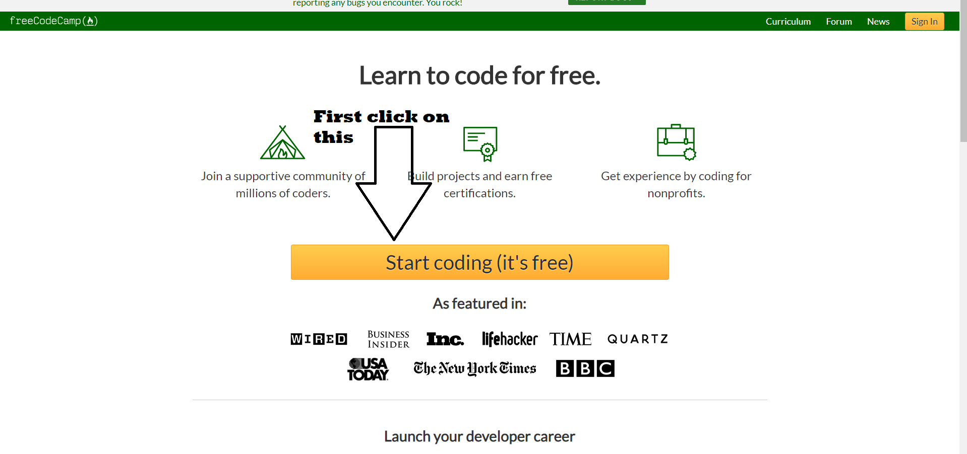 Rocks: Buttons not redirecting properly · Issue #35226 · freeCodeCamp/freeCodeCamp · GitHub