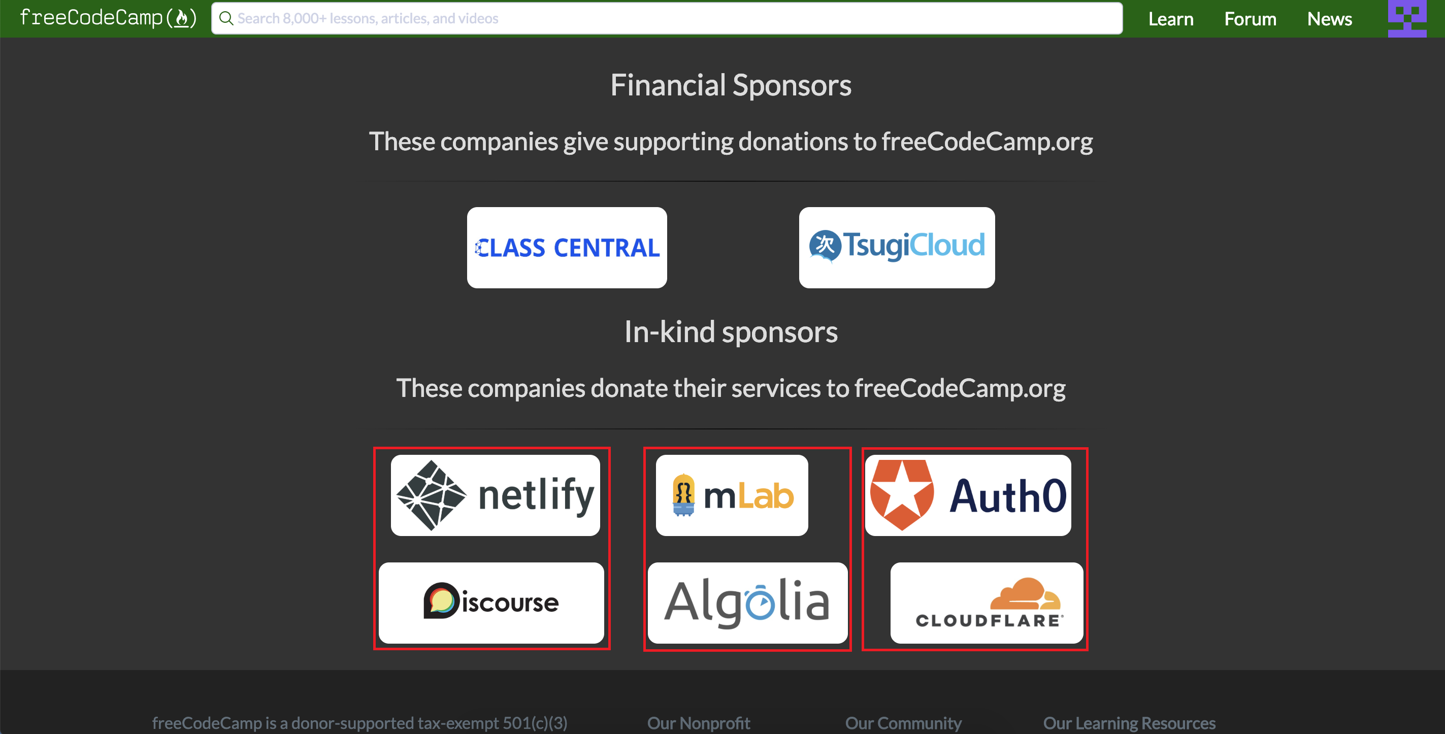 Sponsor page logo images don't load with ad blocker active · Issue ...