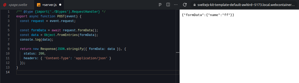 Request Formdata Return Empty Object · Issue 6091 · Sveltejs Kit · Github