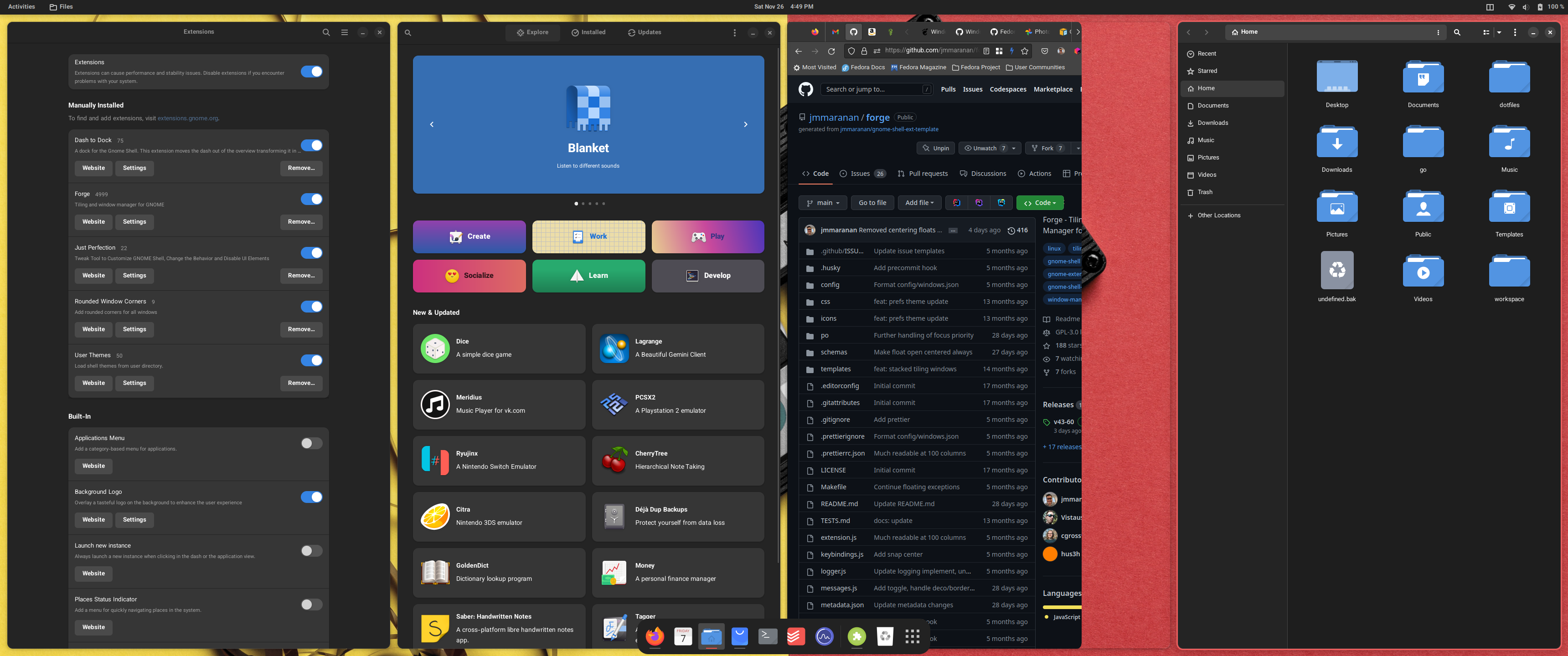 Wayland: Application renderings are cut in half. · Issue #159 · forge-ext/forge · GitHub