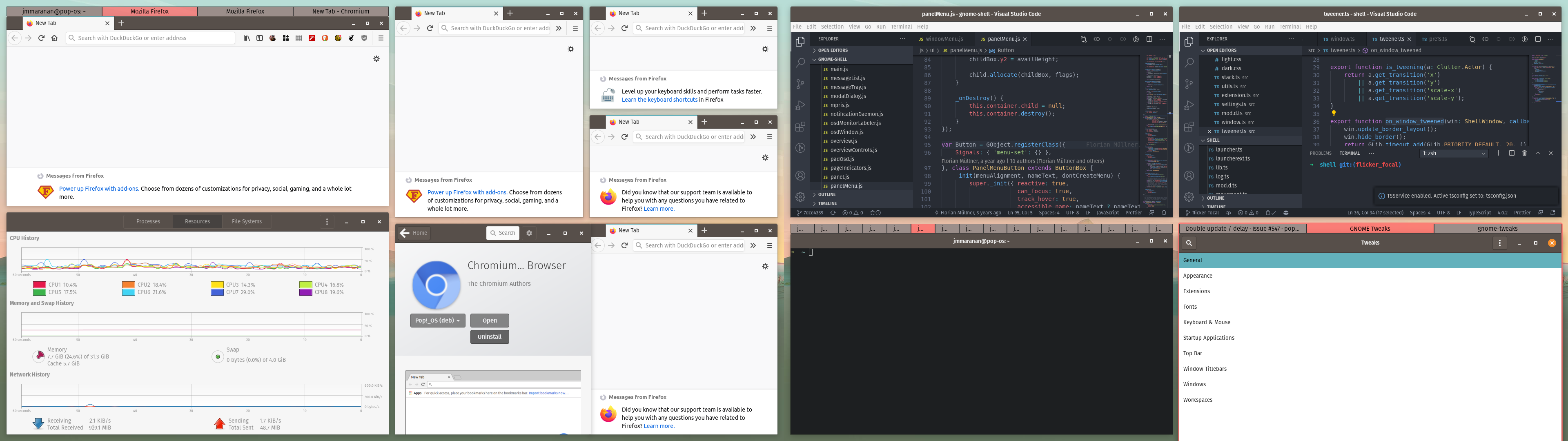 Double update / delay · Issue #547 · pop-os/shell · GitHub