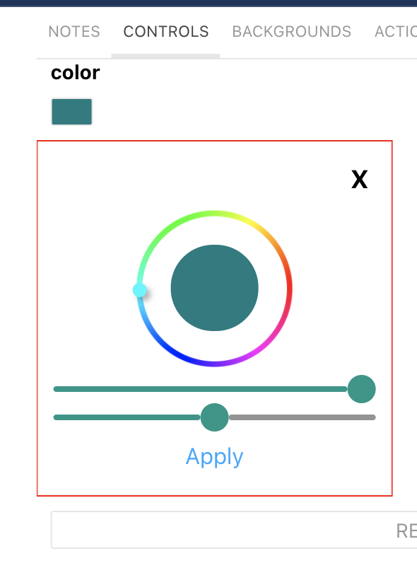 [6 0] Color Picker Modal Doesn T Work Correctly When Ran On Web · Issue 280 · Storybookjs React