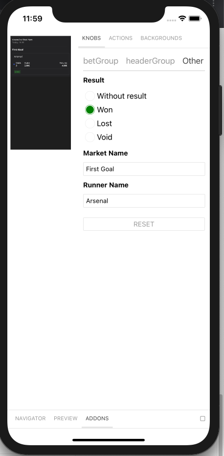 Font size is inconsistent with ondevice radio knob · Issue #113 · storybookjs/react-native · GitHub