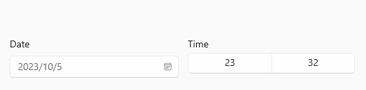 Inconsistent control height and spacing between the control and its `Header` for `TimePicker ...