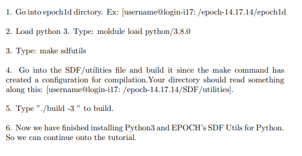 SDF make and build not working in new EPOCH download · Issue #305 · epochpic/epoch · GitHub