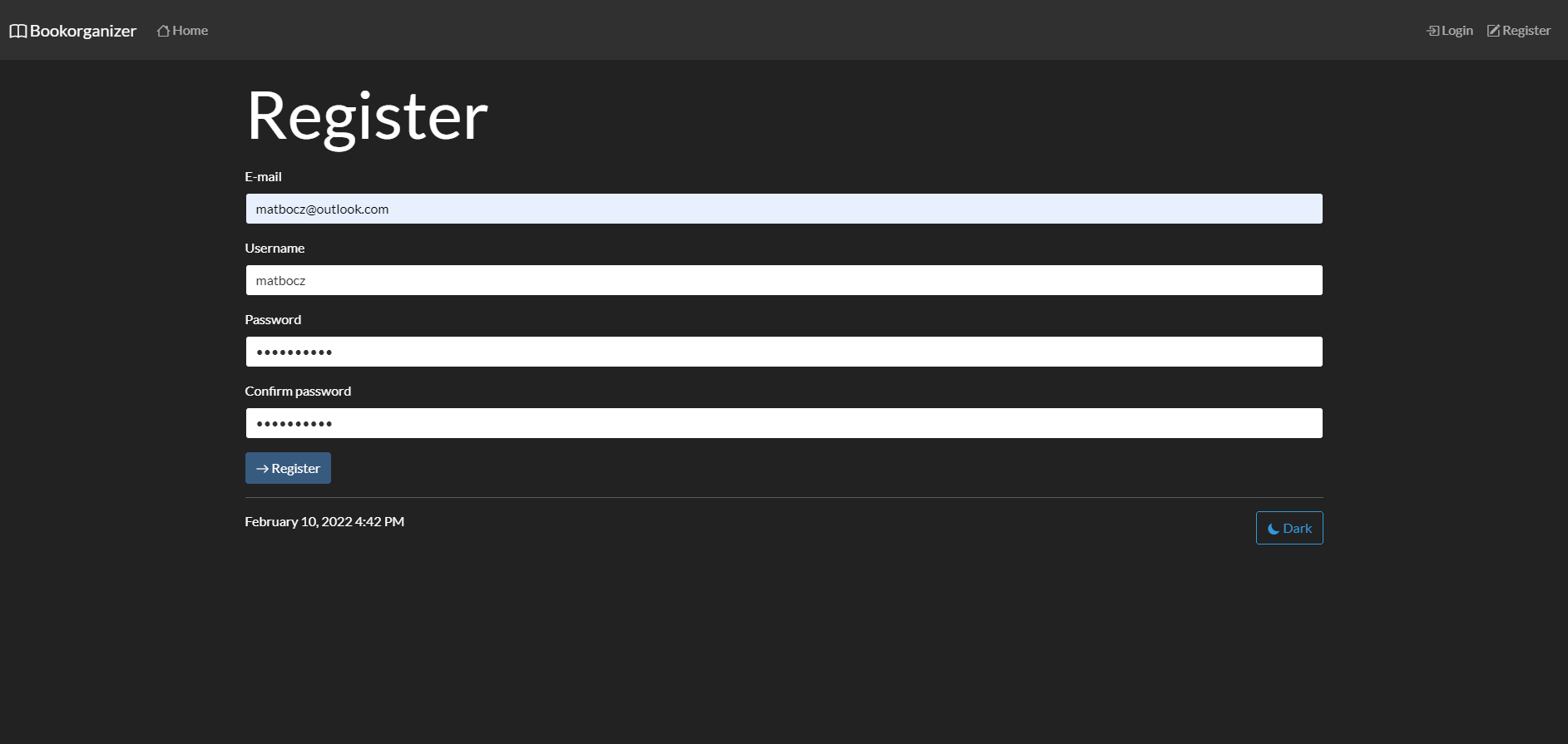 GitHub - matbocz/bookorganizer: Web application to store your books collection online. Uses ...