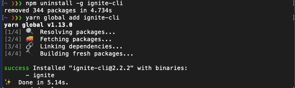 Ignite new app does not work · Issue #1380 · infinitered/ignite · GitHub