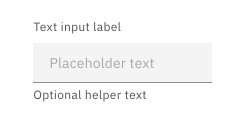 helperText should be placed "below" instead of "above" the input box ...