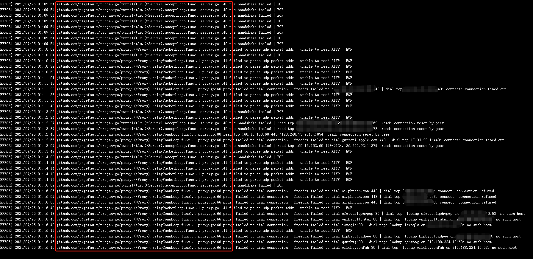 切换到trojan-go后，控制面板一直报错 · Issue #505 · Jrohy/trojan · GitHub