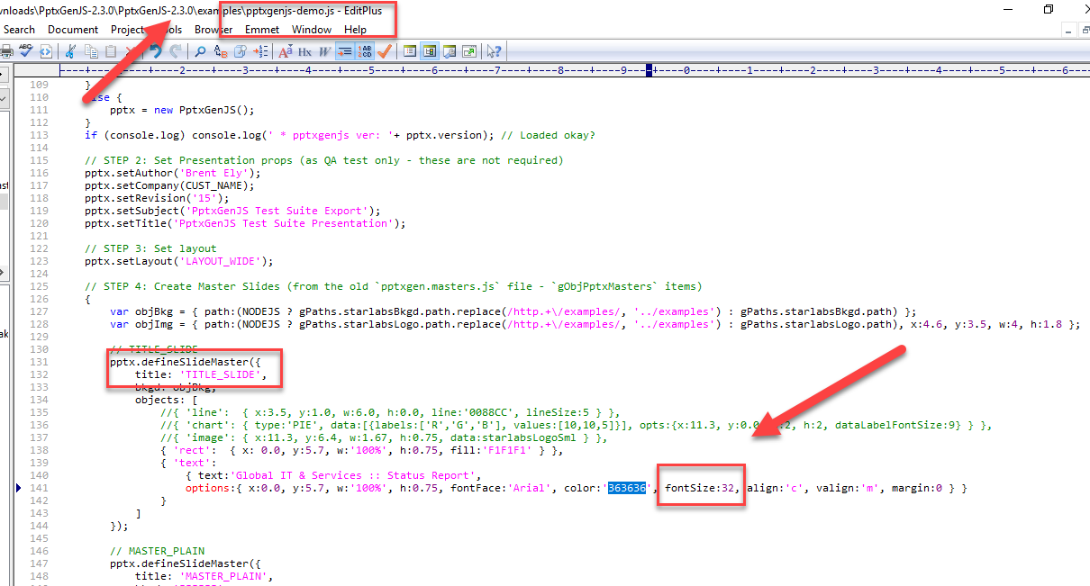 Add bullet of text to Master · Issue #400 · gitbrent/PptxGenJS · GitHub