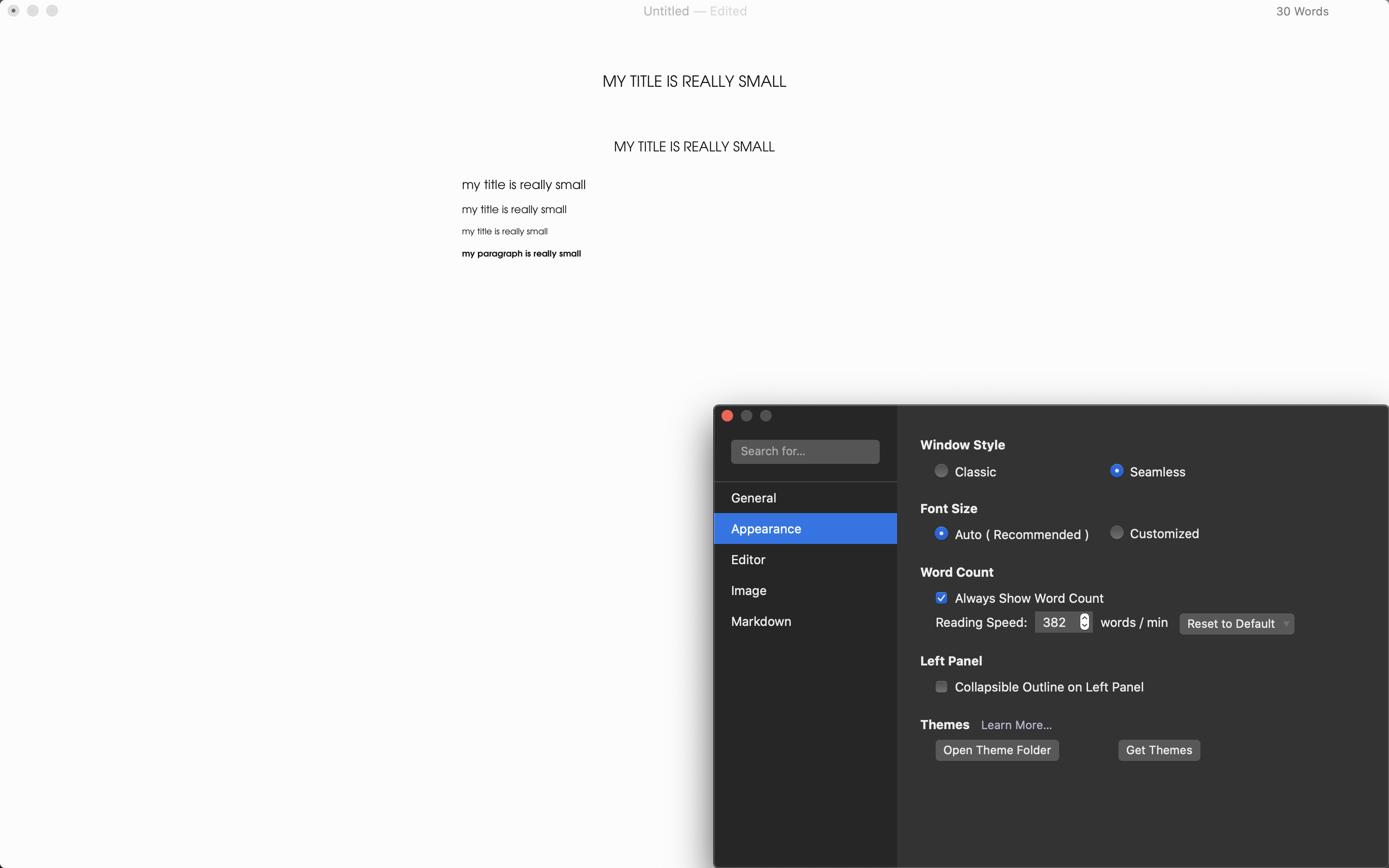 Unable to modify font size(Too small) in macOS Catalina 10.15.5 · Issue ...