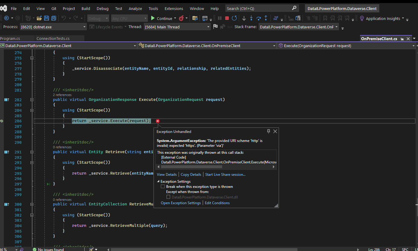 Support for HTTP only · Issue #8 · Data8/DataverseClient · GitHub
