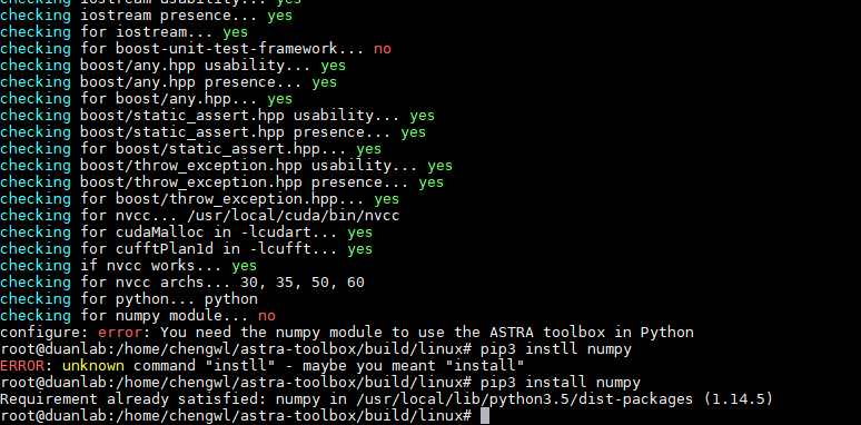 Linux From Source For Python · Issue 178 · Astra Toolbox Astra Toolbox · Github
