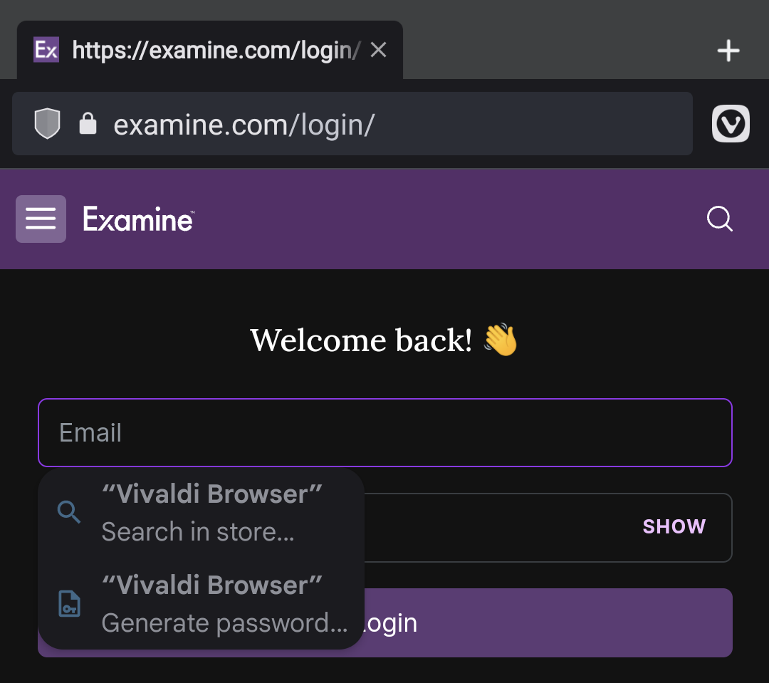 [FEATURE] Add URL level autofill support for Vivaldi browser · Issue ...