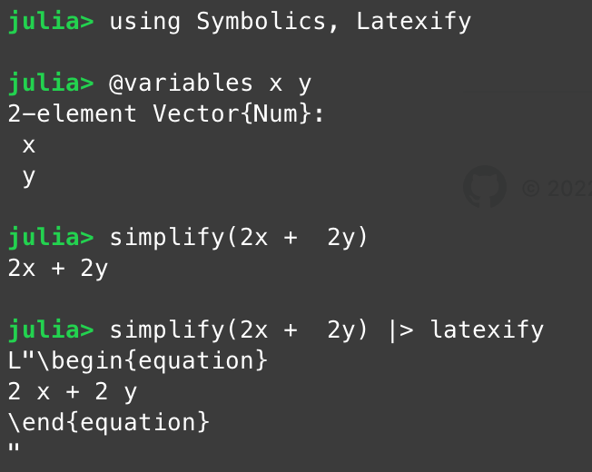 simplify() working? · Issue #513 · JuliaSymbolics/Symbolics.jl · GitHub