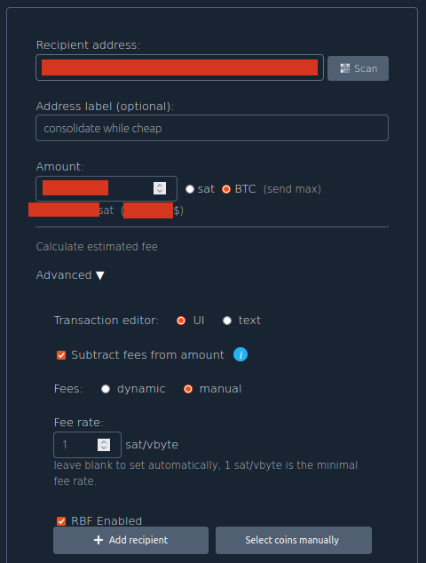 Unable to create transaction: "Selected Coins Doesnt Cover Full Amount" · Issue #1241 ...