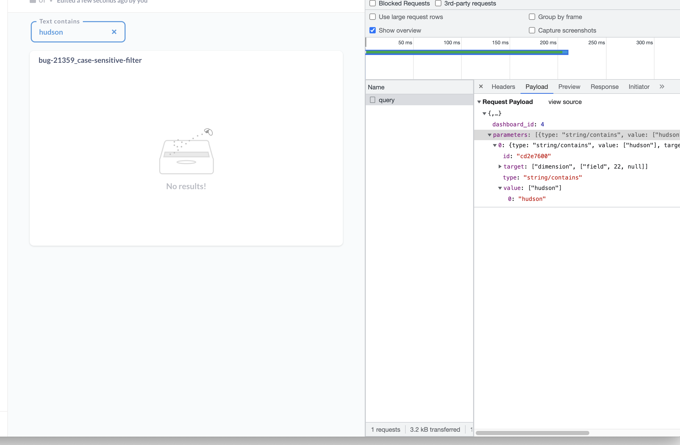 Dashboard S Text Contains Filter Is Case Sensitive · Issue 21359 · Metabase Metabase · Github