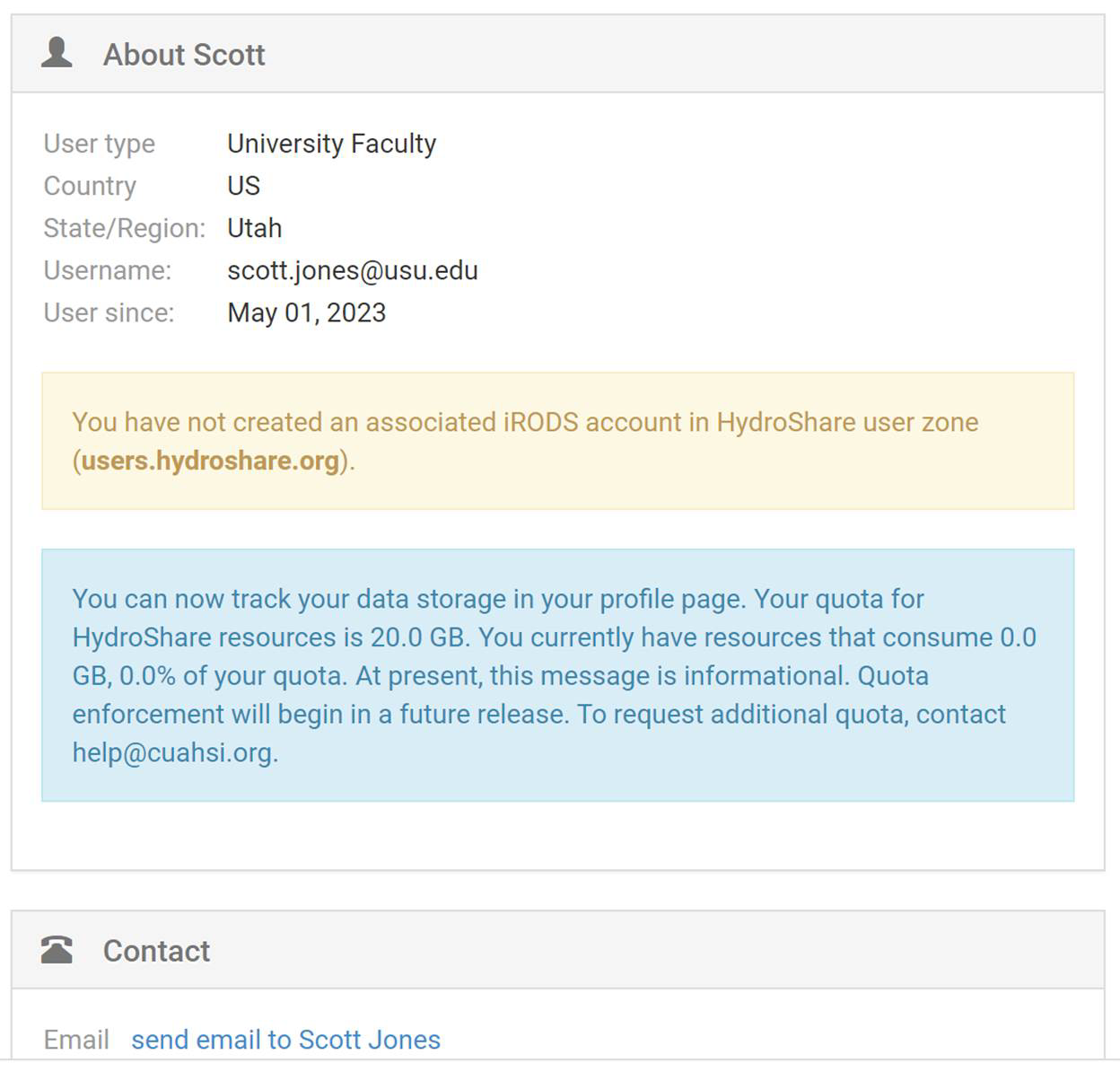 New users are unclear about why/whether they need an iRODS account · Issue #5061 · hydroshare ...