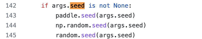 [Bug] 设置 random seed 无效 · Issue #2488 · PaddlePaddle/PaddleSeg · GitHub