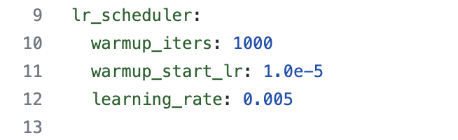 warmup学习率或者自定义学习率设置 · Issue #2672 · PaddlePaddle/PaddleSeg · GitHub