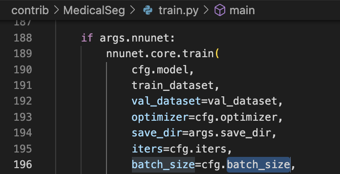 在nnunet中如何更改batchsize · Issue #2980 · PaddlePaddle/PaddleSeg · GitHub