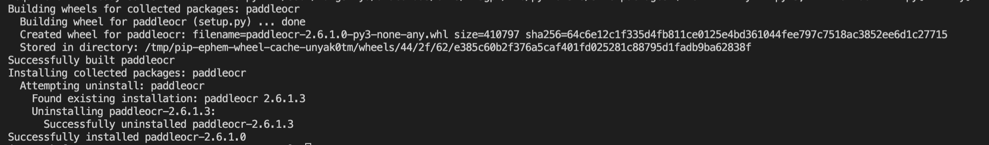 通过源码 Pip Install 安装 包失败 · Issue 10258 · Paddlepaddlepaddleocr · Github 