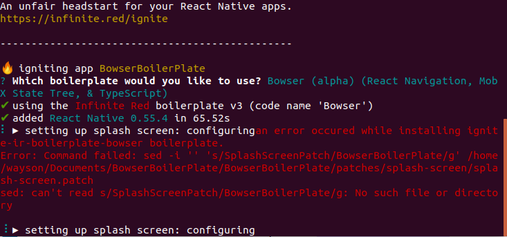 Splash screen patch not working on linux · Issue #52 · infinitered/ignite-bowser · GitHub