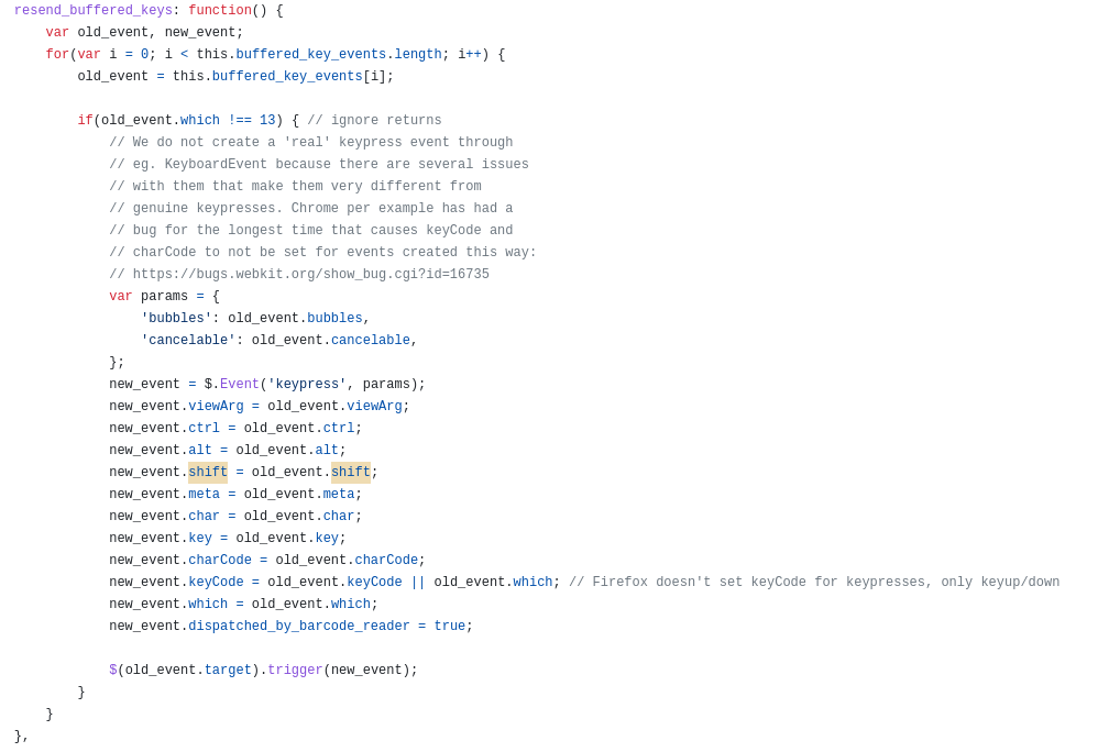 barcode_events questions, Fix ctrl to ctrlKey · Issue #124604 · odoo/odoo · GitHub