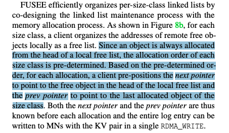 How to know the next pointer when using slab allocation? · Issue #3 · dmemsys/FUSEE · GitHub