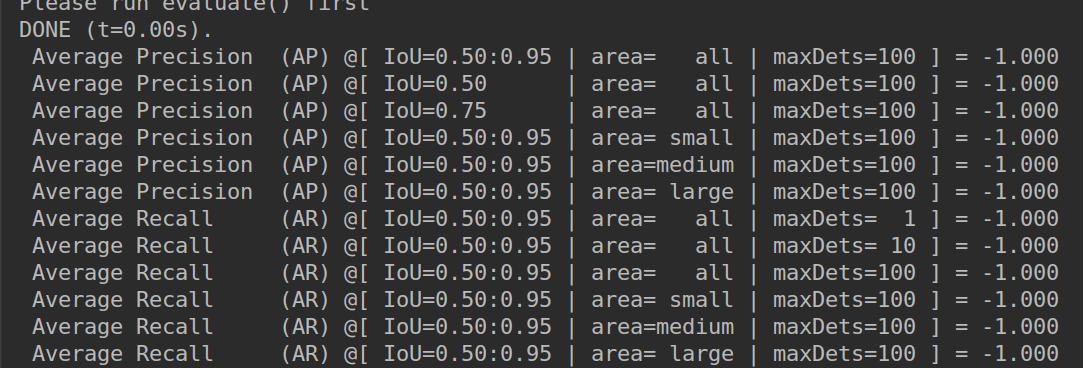 AP is -1.000 · Issue #401 · zylo117/Yet-Another-EfficientDet-Pytorch · GitHub