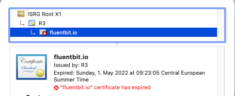 the certificate expired for fluentbit.io · Issue #5395 · fluent/fluent ...