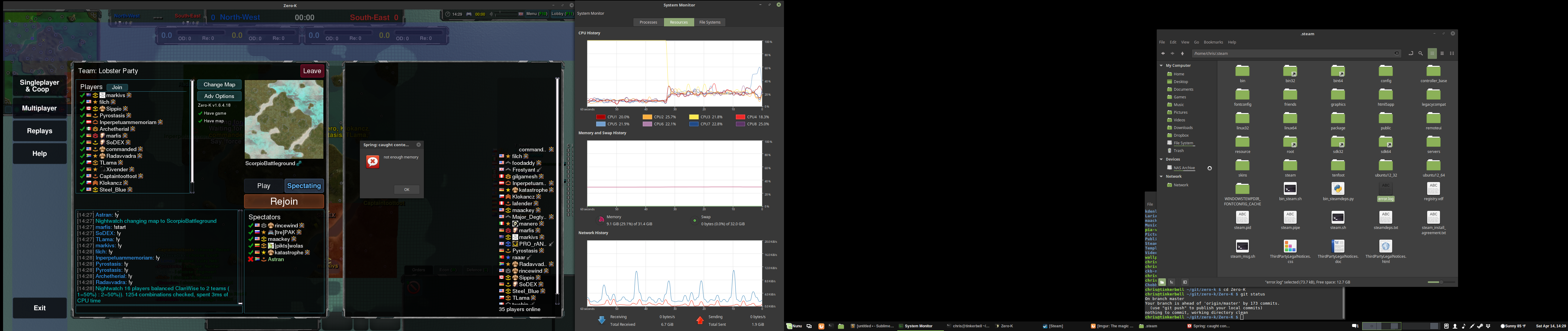 Memory leak? · Issue #2902 · ZeroK-RTS/Zero-K · GitHub
