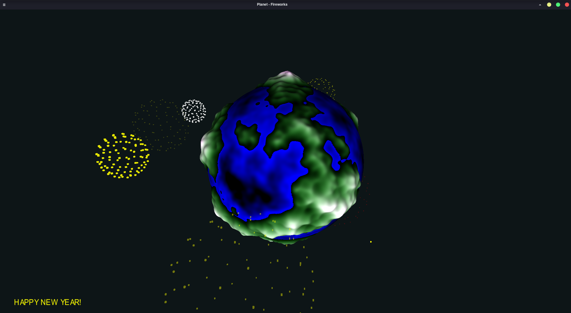 GitHub - MircoWerner/Planet-Fireworks: Procedurally generated planet ...