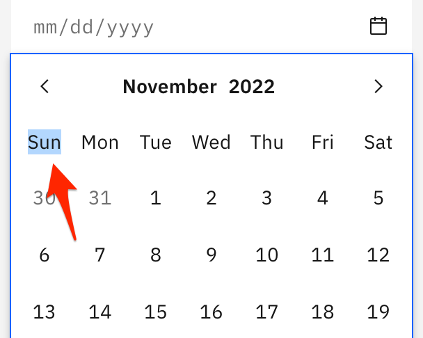 Datepicker Unwanted Text Selection When Clicking Through Months · Issue 993 · Carbon Design 