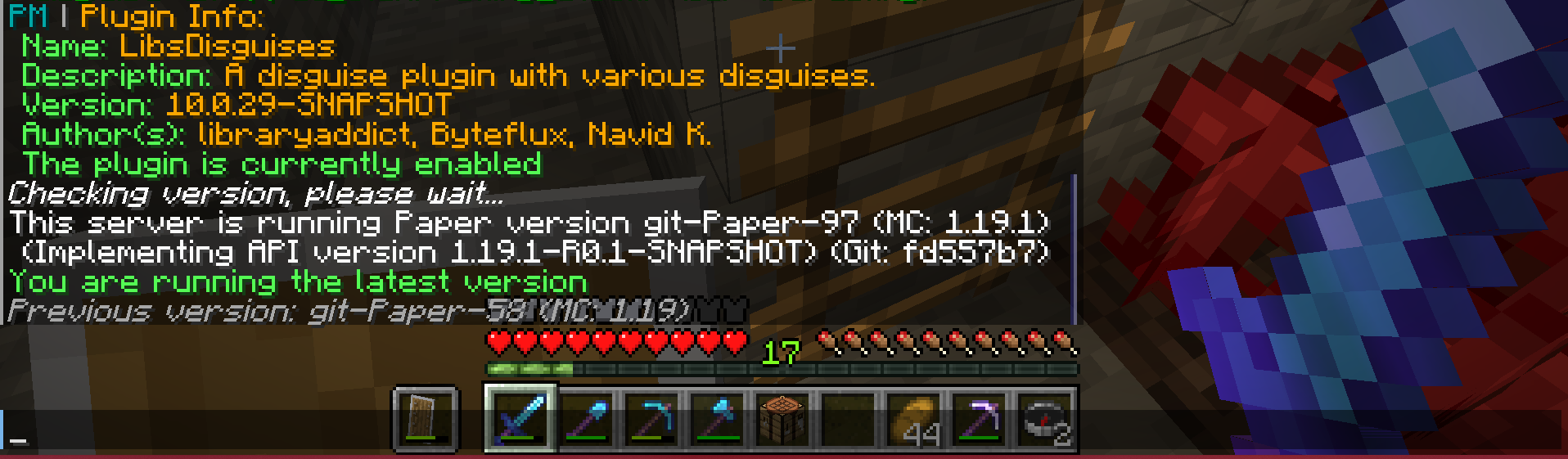 no 1.19.1 update on spigot, but here? :( · Issue #665 · libraryaddict/LibsDisguises · GitHub