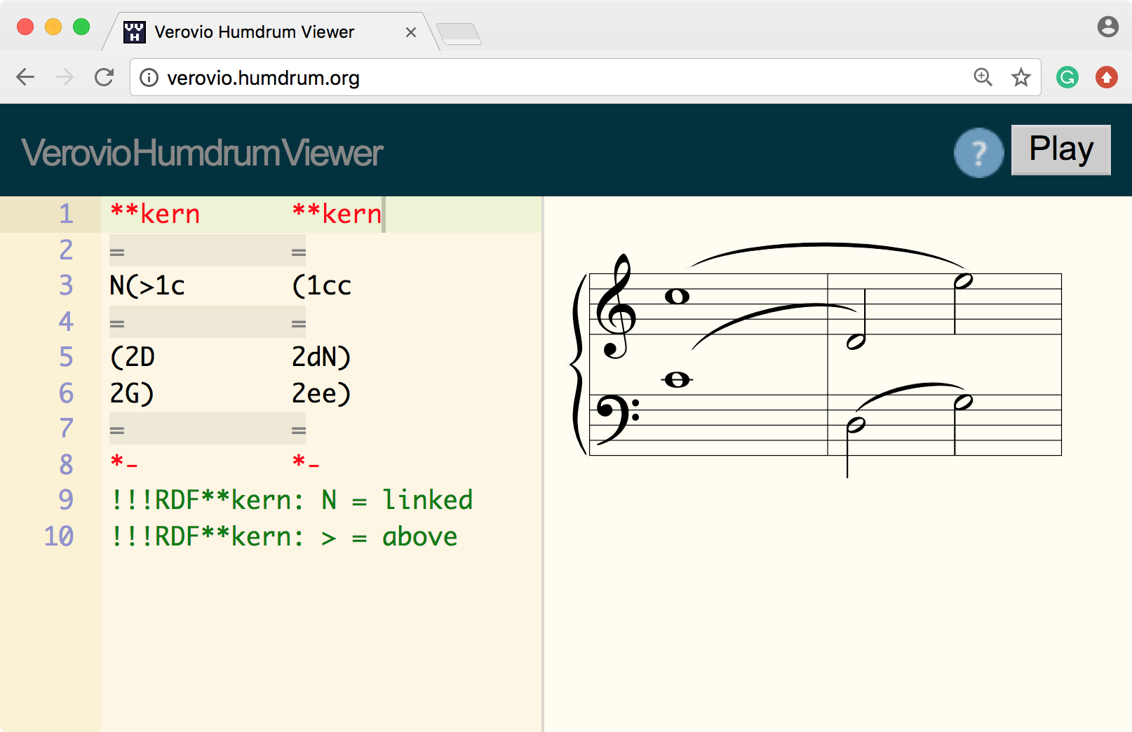 Cross-staff slurs · Issue #109 · humdrum-tools/verovio-humdrum-viewer · GitHub
