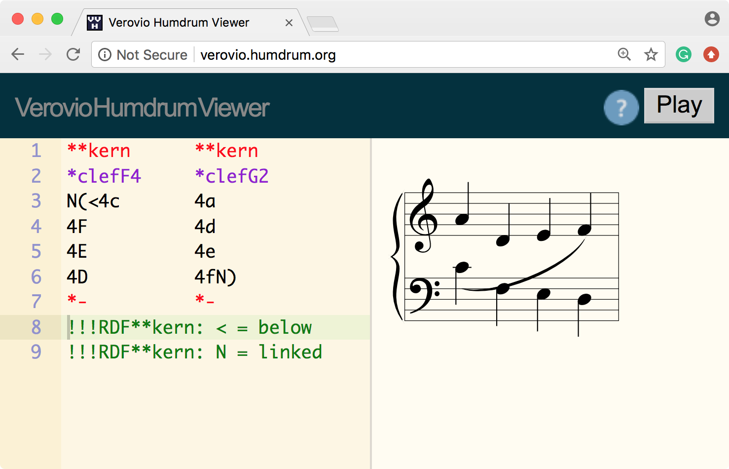 Cross-staff slurs · Issue #109 · humdrum-tools/verovio-humdrum-viewer · GitHub