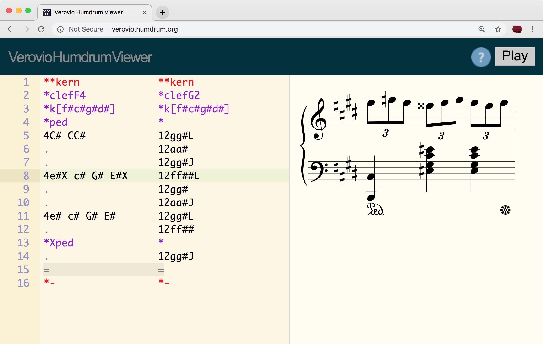 Alternative grouping of tuplets · Issue #163 · humdrum-tools/verovio-humdrum-viewer · GitHub
