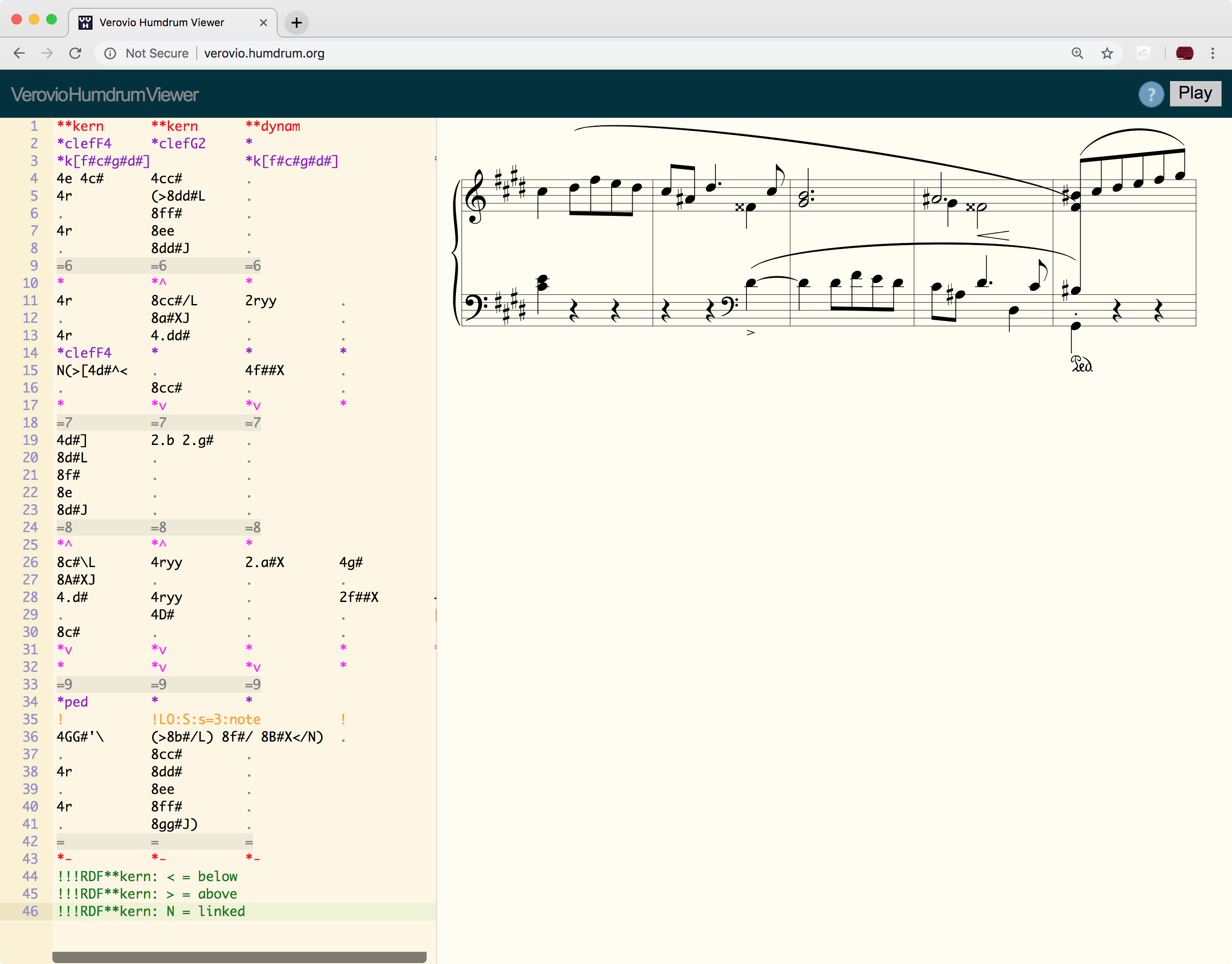 Cross-staff slurs · Issue #109 · humdrum-tools/verovio-humdrum-viewer · GitHub